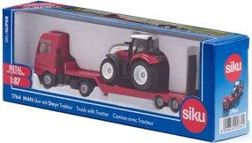 SIKU Auto tahač MAN s traktorem Steyr 1764 / Model 1:87 / Kov + plast