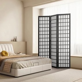 Oddělovač pokojů Japonský stěnový oddělovač 3 panelová zástěna pro oddělení místností