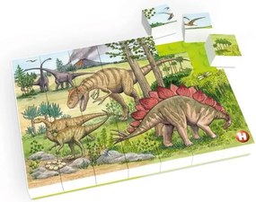 Puzzle hubelino puzzle-svět dinosaurů