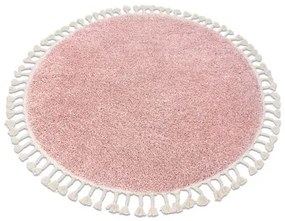 Dywany Luszczow Kusový koberec kulatý BERBER 9000, růžový Rozměr koberce: 160 cm KRUH