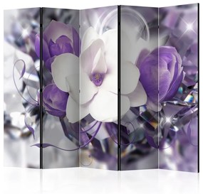 Paraván Purple Empress Dekorhome 225x172 cm (5-dílný)