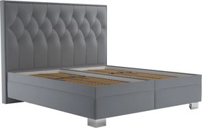 BLANÁŘ Postel Kristin 180x200 světle šedá
