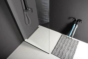 Polysan, MODULAR SHOWER ČERNÁ stěna k instalaci na zeď, jednodílná, 800 mm, MS1-80B