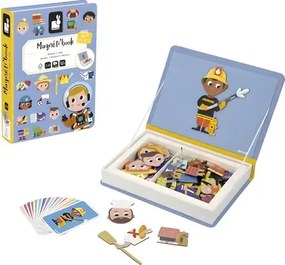 JANOD Magnetibook Povolání / Magnetická knížka / 48 magnetických dílků