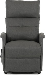 Polohovací křeslo šedé, elektrické TV-5482 GREY2