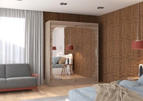 ADRK Furniture Posuvná skříň s zrcadlem ARIZONA 180 ADRK-SW-ARI-T-180