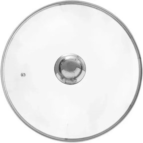 Orion Poklice skleněná s úchytem, 26 cm, 26 cm