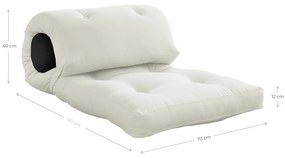 Černoantracitová futonová matrace 70x200 cm Wrap Dark Grey – Karup Design
