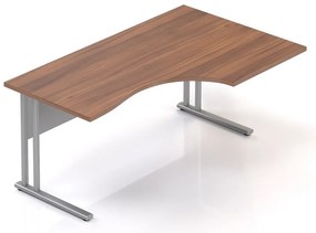 Rauman Kancelářský stůl Visio LUX K 160x70/100 cm pravý Barva: Ořech