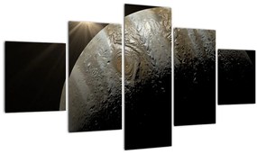 Obraz planety ve vesmíru (125x70 cm)
