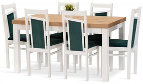 Jídelní sestava ROMA stůl + 6 židlí