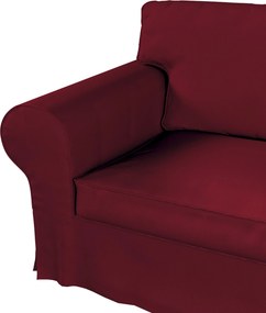 Potah na pohovku IKEA Ektorp 2-místná s lenoškou barva červená látka pletený vzor