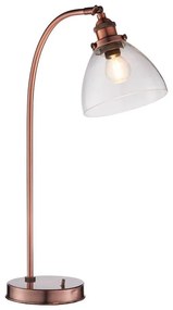 Endon 77861 - Stolní lampa HANSEN 1xE27/40W/230V měděná
