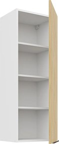CREMONA bc | horní skříňka 40 G-108 1F policová | 40 cm | EXTRA VYSOKÁ | bílá/cremona