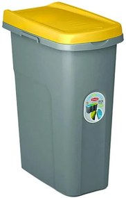 Odpadkový koš Stefanplast HOME ECO SYSTEM 25 L žluté víko