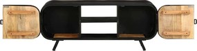 TV stolek 110 x 30 x 45 cm hrubé mangovníkové dřevo 328414