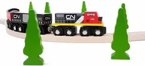 Bigjigs Rail CN nákladní vlak + koleje / od 3 let