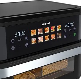 Tristar FR-9078 černá / Dualzone Flex horkovzdušná fritéza / 2800W / 1
