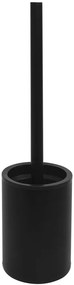 Sapho X-ROUND BLACK WC štětka na postavení, černá - XR306B