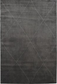 BE Koberec Zurich 1903 DARK GREY - šedý obdélníkový Rozměr: 140x190 cm