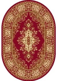 Orientální kusový koberec oválný STANDARD FATIMA S - bordó - 120x170cm