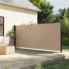 vidaXL Zatahovací boční markýza 180 x 500 cm [4004446] Barva: Béžová