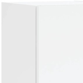 7dílná obývací stěna s LED osvětlením bílá - Default Title