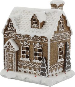 Perníková chaloupka Gingerbread Noël LED – 13*11*17 cm / 3xAA