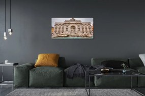Obrazy na plátně Řím Fontána bazilika 125x50 cm