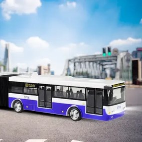 RAPPA 240636 Kloubový autobus který hlásí zastávky česky 36 cm modrá /