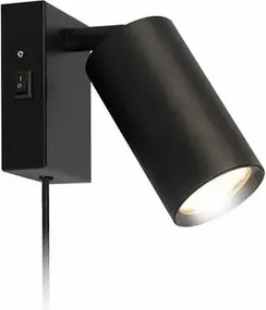 Solight WO3002-B Nástěnná lampička CELE černá / 1x GU10