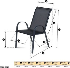 Fieldmann FDZN 5010 Zahradní židle