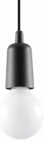 Sollux Lighting Závěsné svítidlo DIEGO 1 Černá