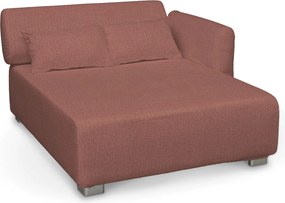Potah na pohovku Mysinge dlouhý barva hnědá látka pletený vzor