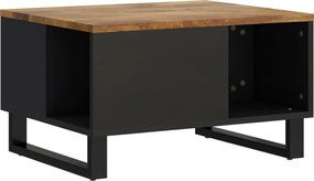 vidaXL Konferenční stolek 60 x 50 x 35 cm masivní mangovníkové dřevo [352868] Barva: Hnědá