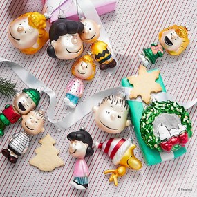 PEANUTS Skleněná ozdoba figurka Linus