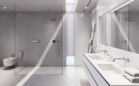 F-Design Flusso, podomítková sprchová sada s dešťovou hlavicí, chrom lesklý, FD1-FLS-7PSET1-11