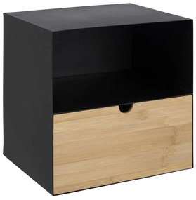 Design scandinavia Noční stolek Joilet, 30 cm, MDF, černá