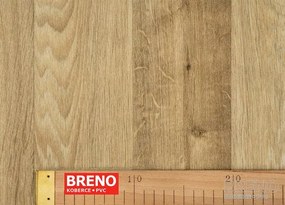 Breno PVC PRESTO PLUS Camargue 543 – světlé dřevo, šíře 200 cm