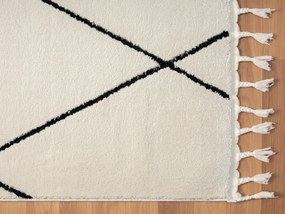 My Flair, Kusový koberec Moroccan Charm weiß, 200x290, černobílá, ložnice