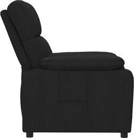 Polohovací křeslo černé textil 289664