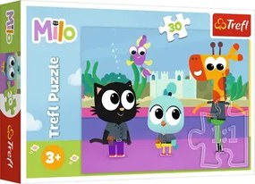 Trefl - Puzzle - Kocourek Milo / 30 dílků / 27 x 20 cm / věk 3+