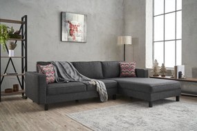 Hanah Home Pohovka KALE antracit pravý roh 825BLC2718