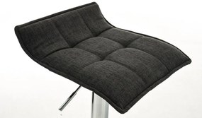 Bhm germany Barové židle Madison (SET 2 ks), textil, tmavě šedá