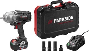 Parkside Performance® Sada s aku rázovým utahovákem 1/2″ Passp 20-Li C4, 4 Ah