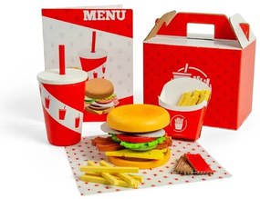 Bigjigs Toys Sada Burger a hranolky
