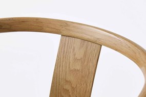 Designová jídelní židle Valkyrie přírodní
