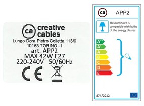 creative cables Fermaluce 90° color block nastavitelné barevné porcelánové svítidlo Barva: Šedá