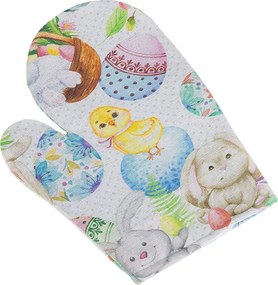 Bellatex Kuchyňská chňapka - Velikonoce Béžová,Žlutá,Zelená 28x18 cm