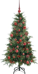 Umělý Skládací Vánoční Strom s stojanem Zelená 150 cm PE a PVC 3397406